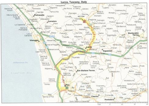 Visit the beautiful hamlet of Castello, near Lucca in Tuscany